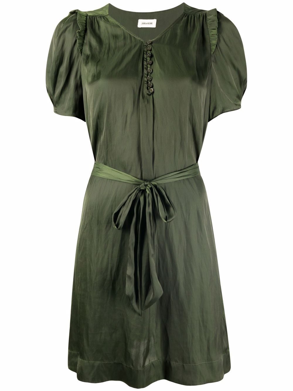 zadig and voltaire green dress Zadig & Voltaire Rayonne Satin Dress main image 1
