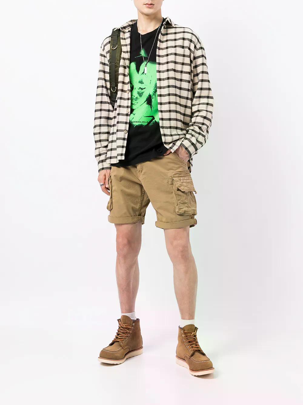 ALPHA INDUSTRIES Knee-Length Cargo Shorts