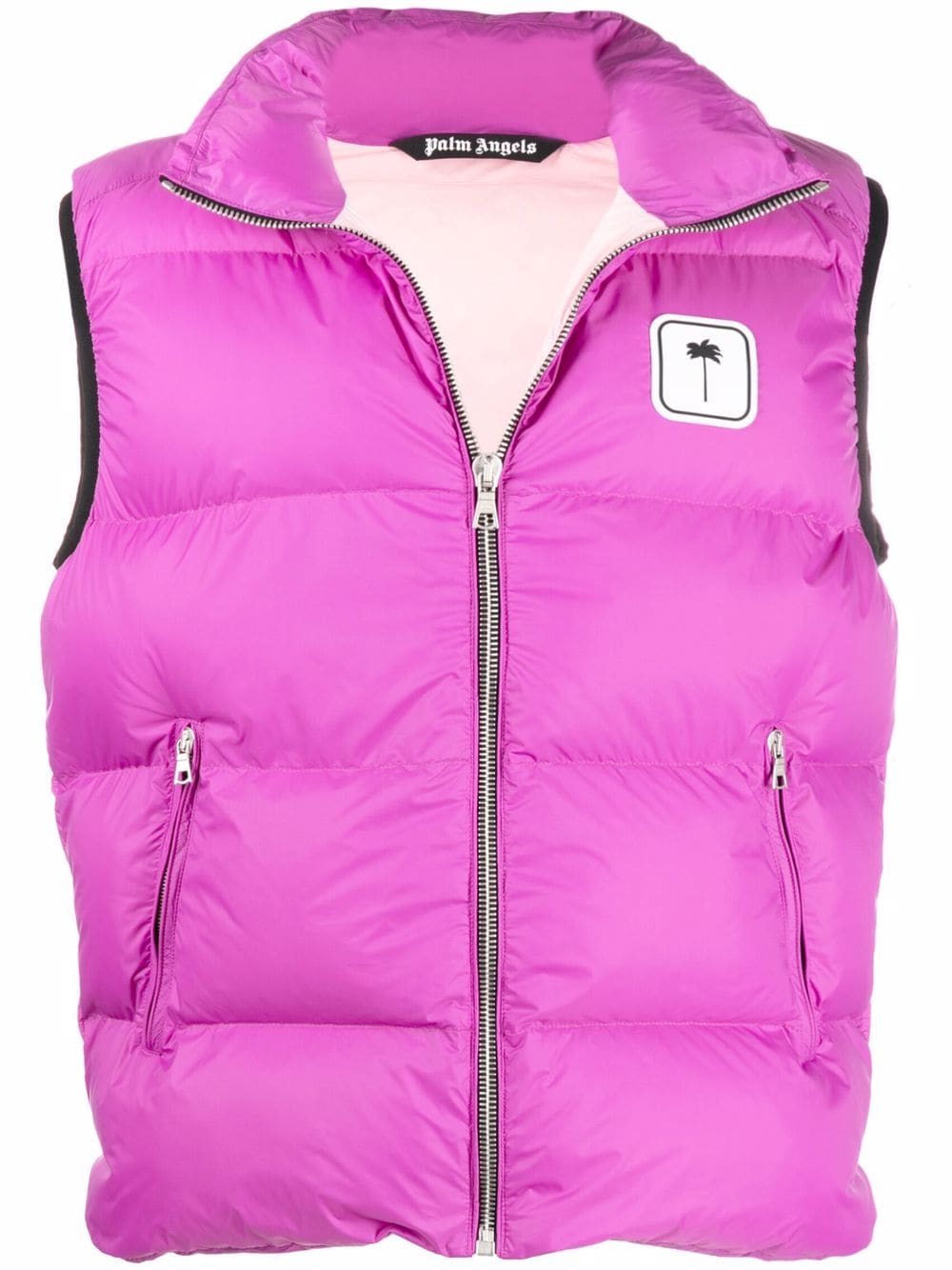 PALM ANGELS Palm Angels Logo-Patch Padded Gilet