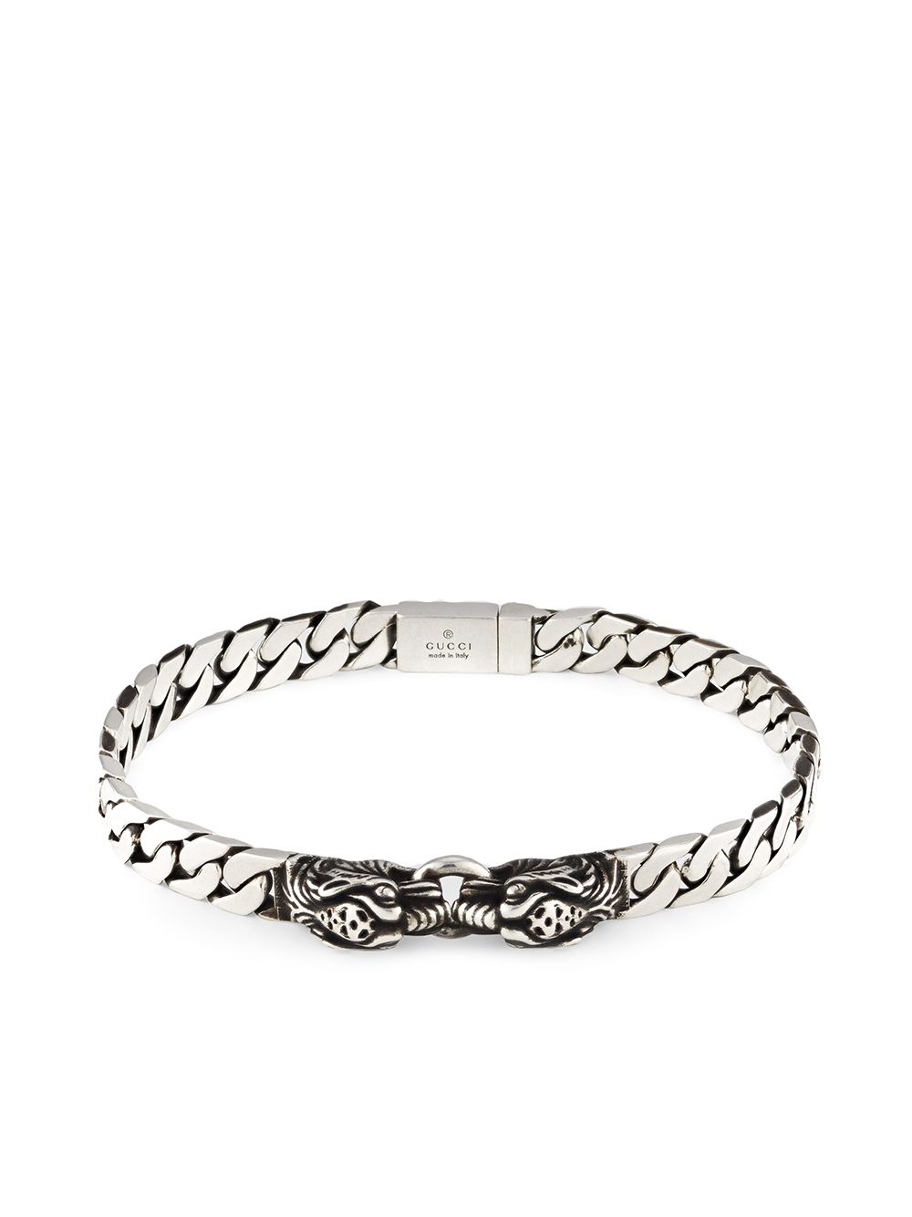 Gucci Tiger Head Bracelet - Silver | Editorialist