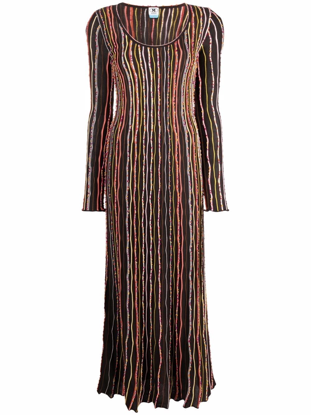 m missoni metallic striped crochet-knit maxi dress Buy Striped-knit - Brown At 50% Off Cute Gift
