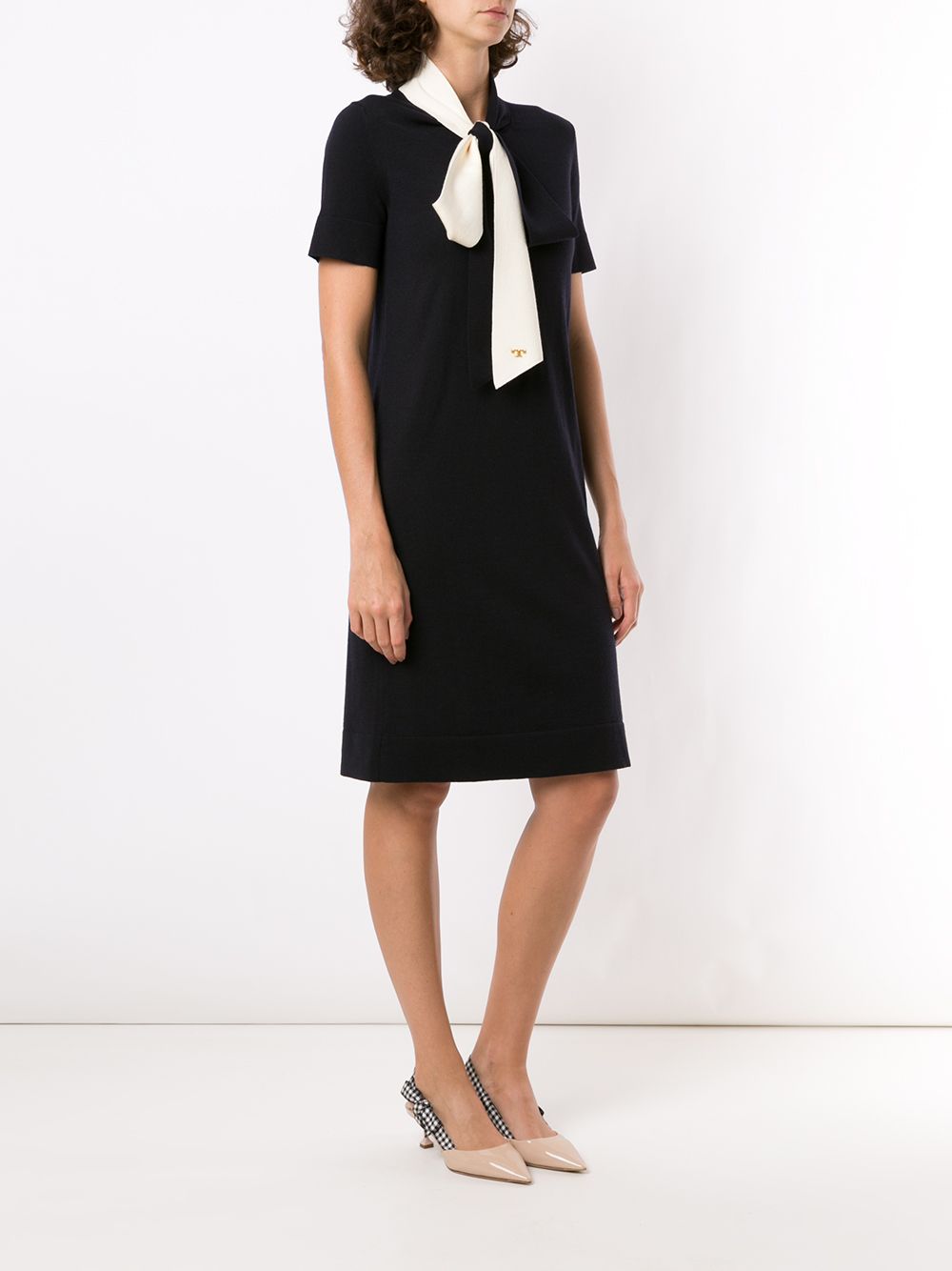 tory burch short sleeve bow sweater dress Tory Burch Short Sleeve Bow Sweater Dress