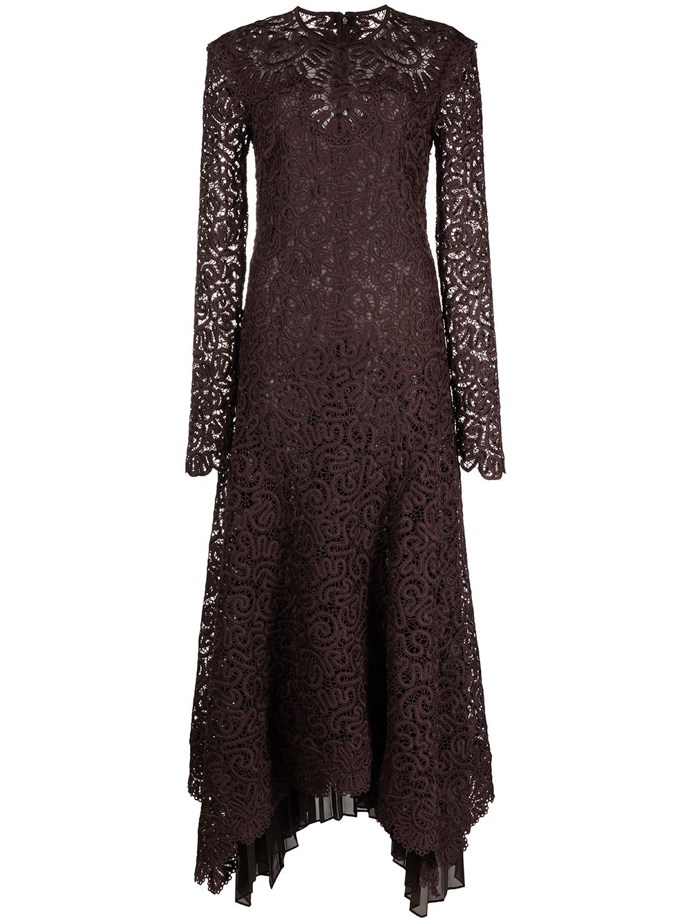 Simkhai Corrie Guipure-Lace Midi Dress In Brown - 52% Off | Editorialist