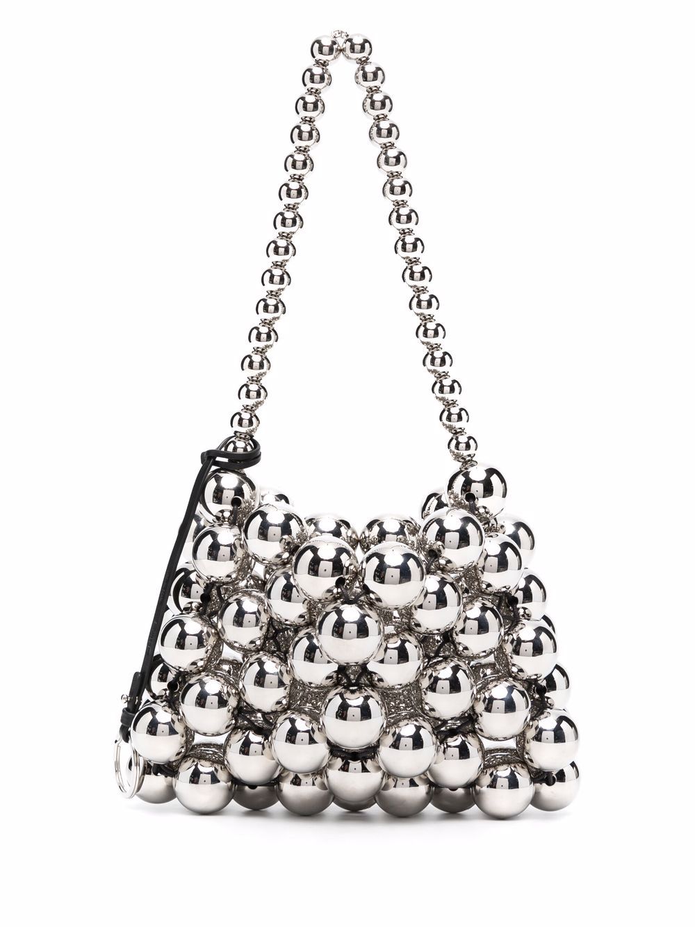 L BALL BEADS BAG シルバー Jil Sander Sphere Beaded Shoulder Bag - Silver | Editorialist