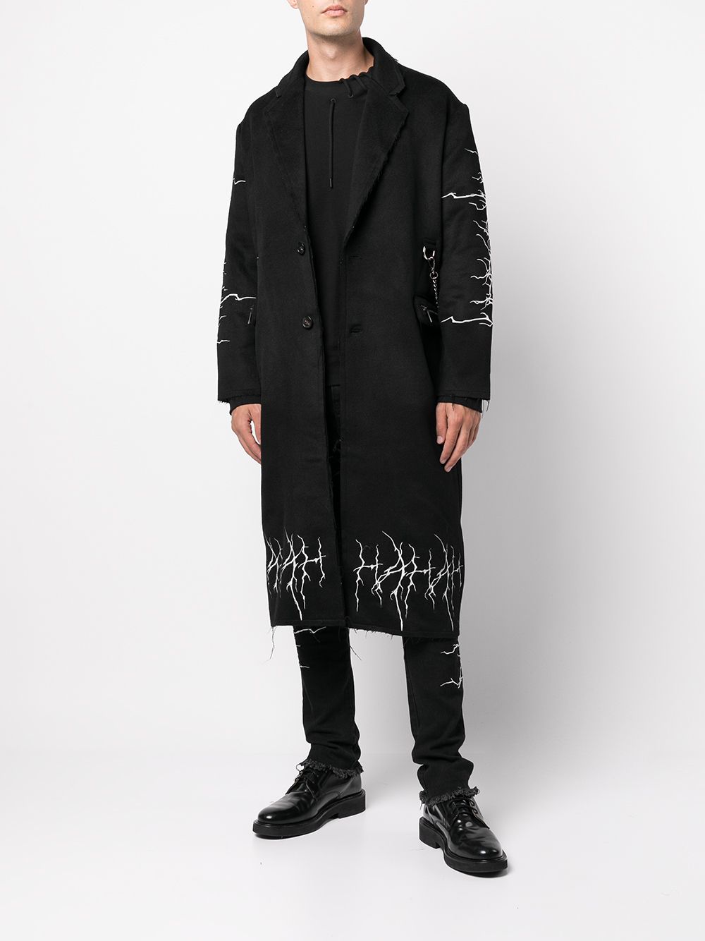 HACULLA. Haculla Embroidered Mid-Length Coat