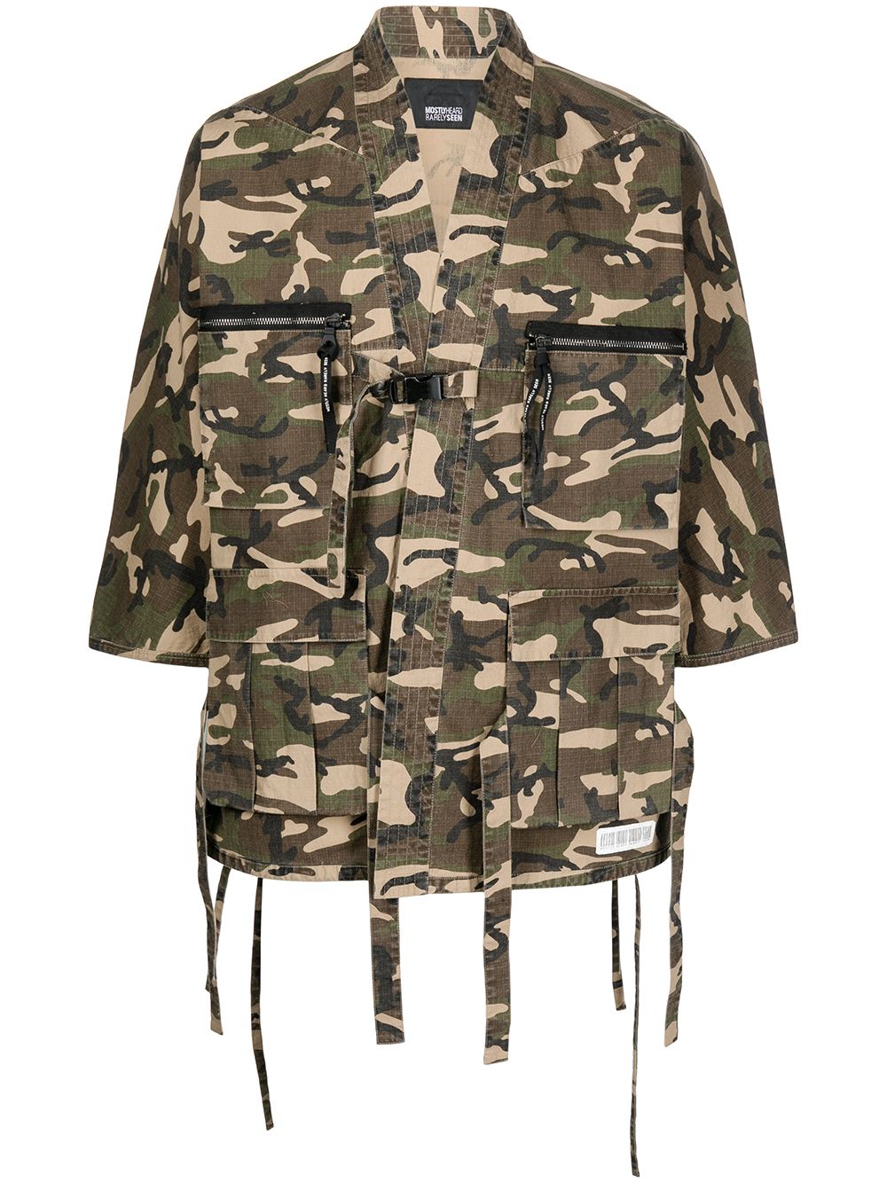 MOSTLY HEARD RARELY SEEN Mostly Heard Rarely Seen Camouflage-Print Utility Jacket