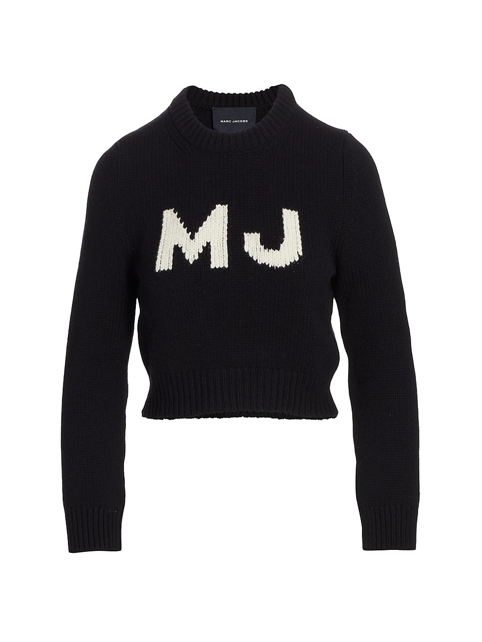 【MARC JACOBS】THE SHRUNKEN SWEATER Marc Jacobs Black 'The Shrunken' Sweater Marc Jacobs