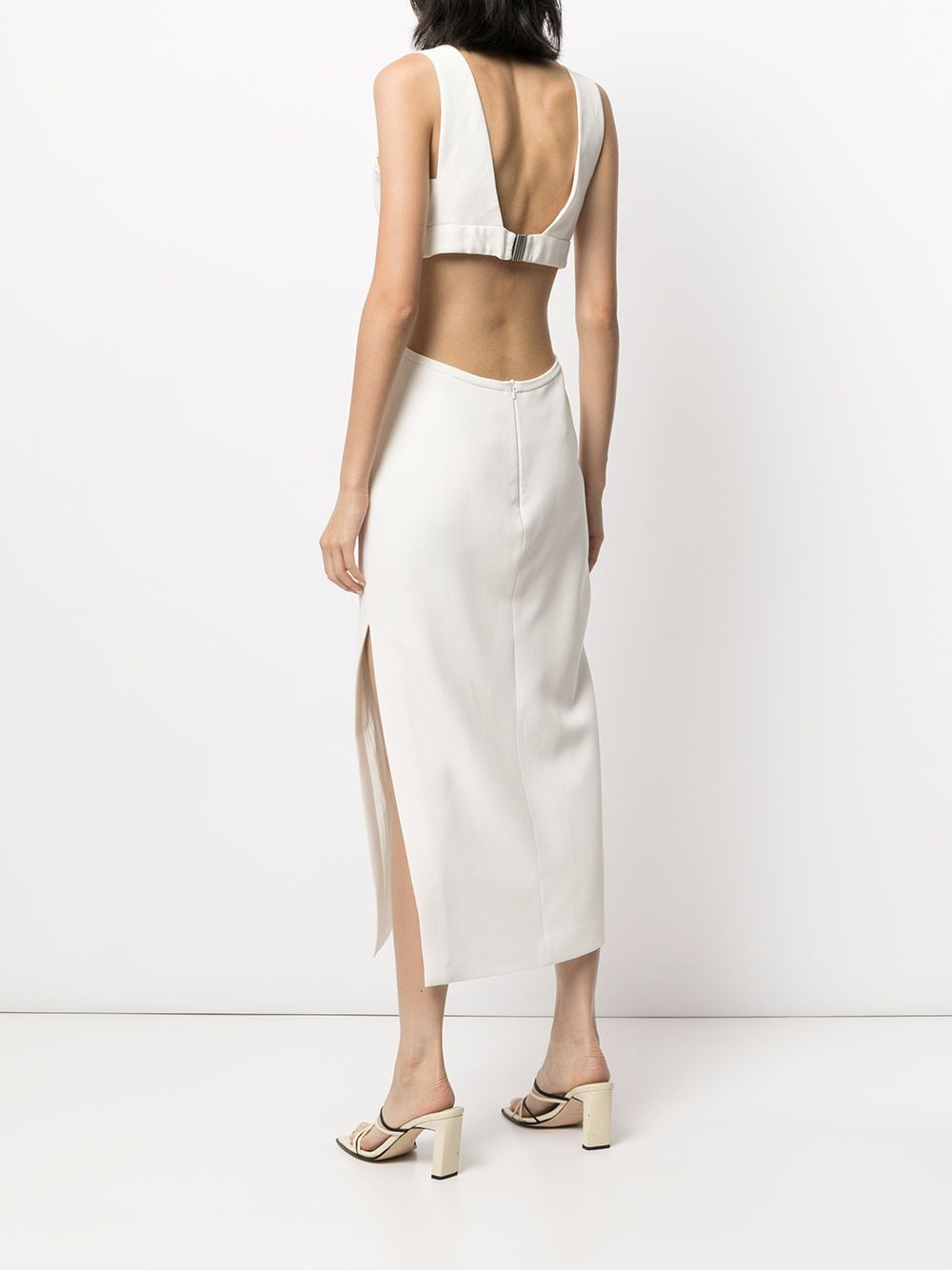 manning cartell forbidden fruit midi dress Manning Cartell Forbidden Fruit Cut-Out Midi Dress In White - 40% Off