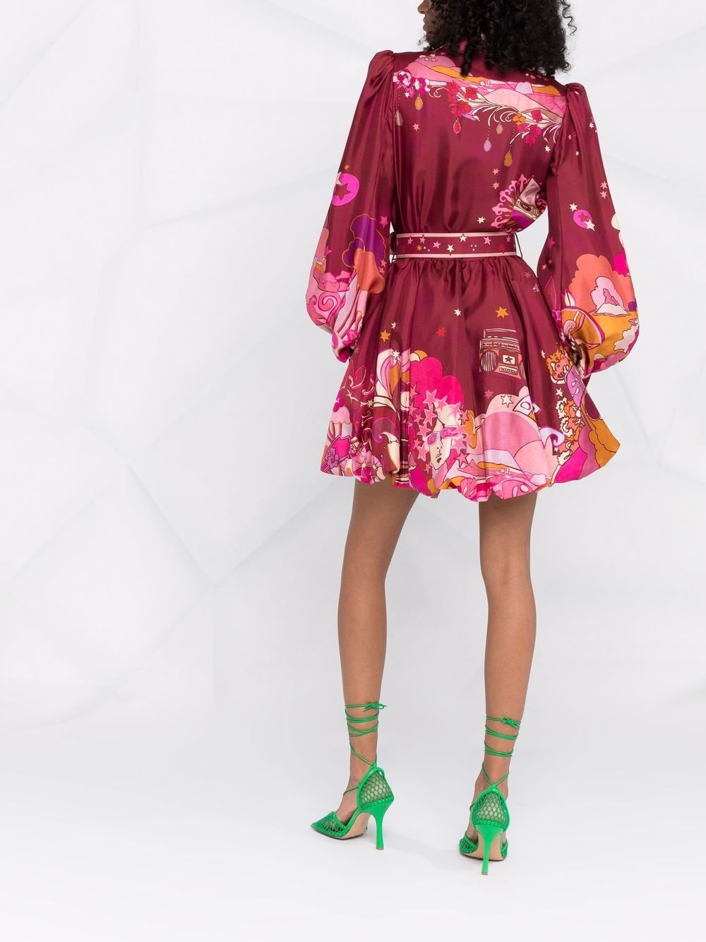 chinese dress ladies ZIMMERMANN Melody Lace Up Mini Dress Size 0 Ladies – Afashionistastore main image 1