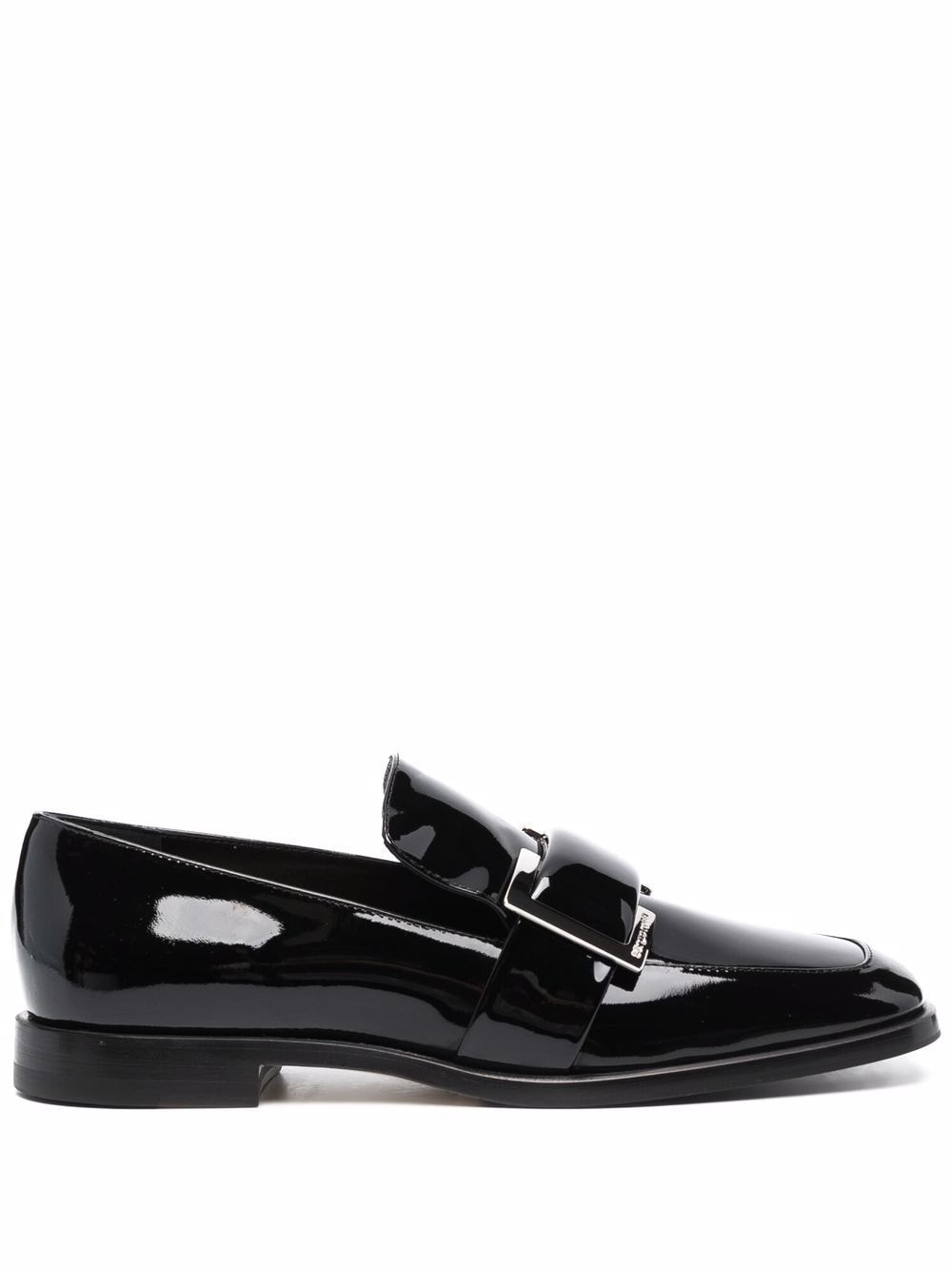 Sergio Rossi Sr Prince Patent Leather Loafers In Black - 21% Off