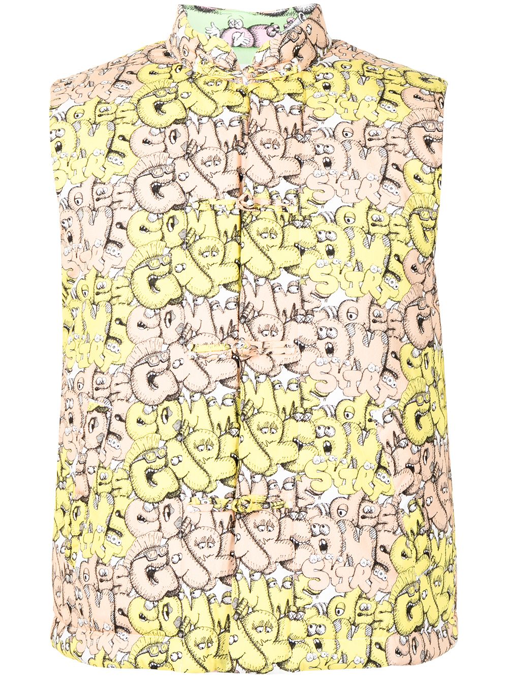 COMME DES GARÇONS Comme Des Garçons Shirt Logo-Print Padded Gilet