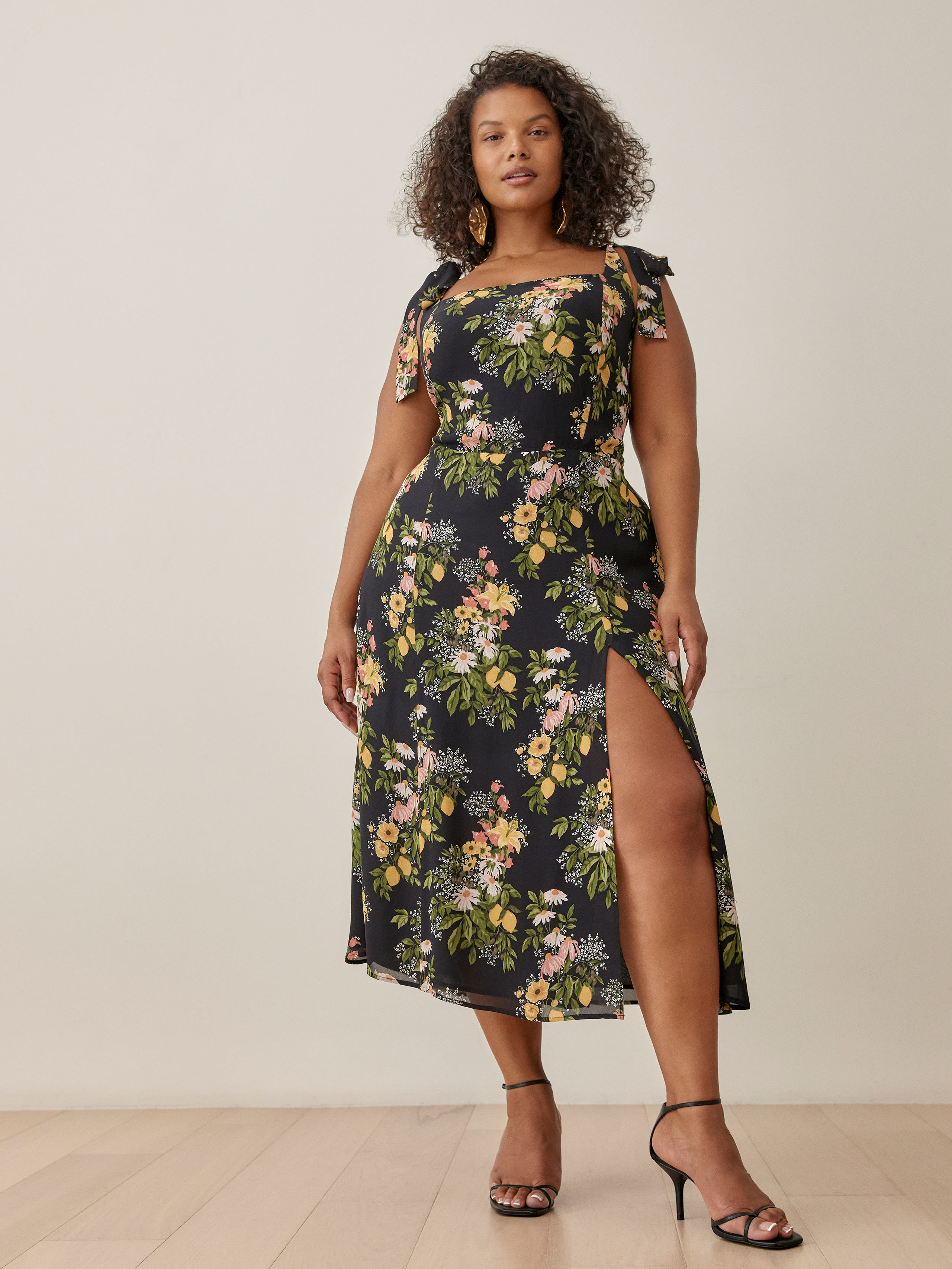 Reformation Twilight Dress In Raisin - 70% Off | Editorialist