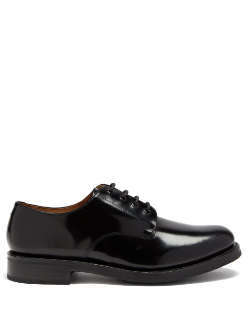 Grenson Griffith Leather Derby In Black - 45% Off | Editorialist display picture 1