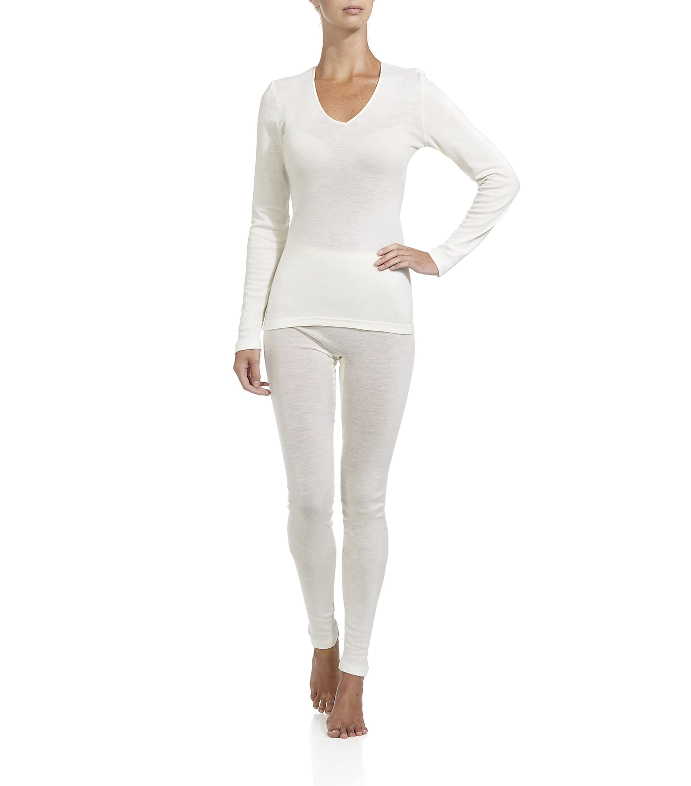 HANRO Hanro Wool and Silk Long Sleeve Top
