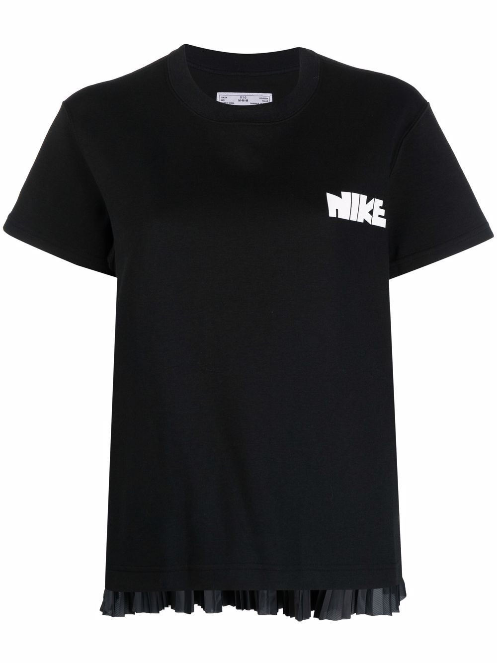 トップス Nike x Sacai Hybrid T-shirt XL Nike X Sacai Peated-Back T-Shirt In Black - 20% Off | Editorialist