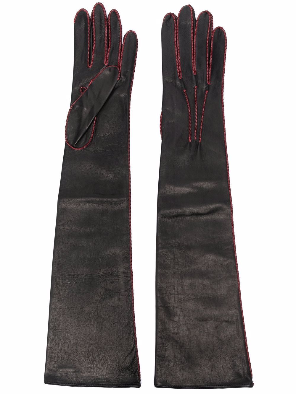 DAVID KOMA David Koma Sleeveless Ruched Moir Mini Dress with Embellished Gloves