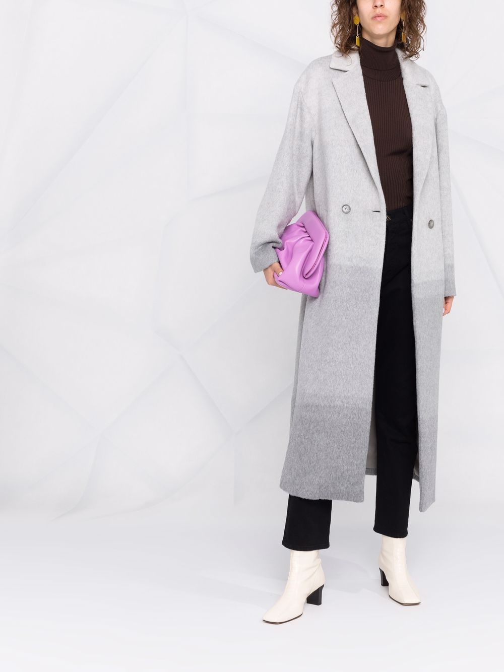 TWINSET TWINSET Gradient-Effect Double-Breasted Coat