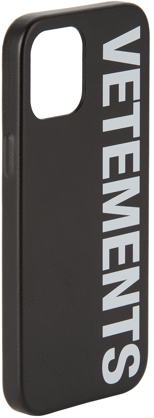 Vetements K Big Logo Iphone 12 Pro Max Case In Blac - 64% Off