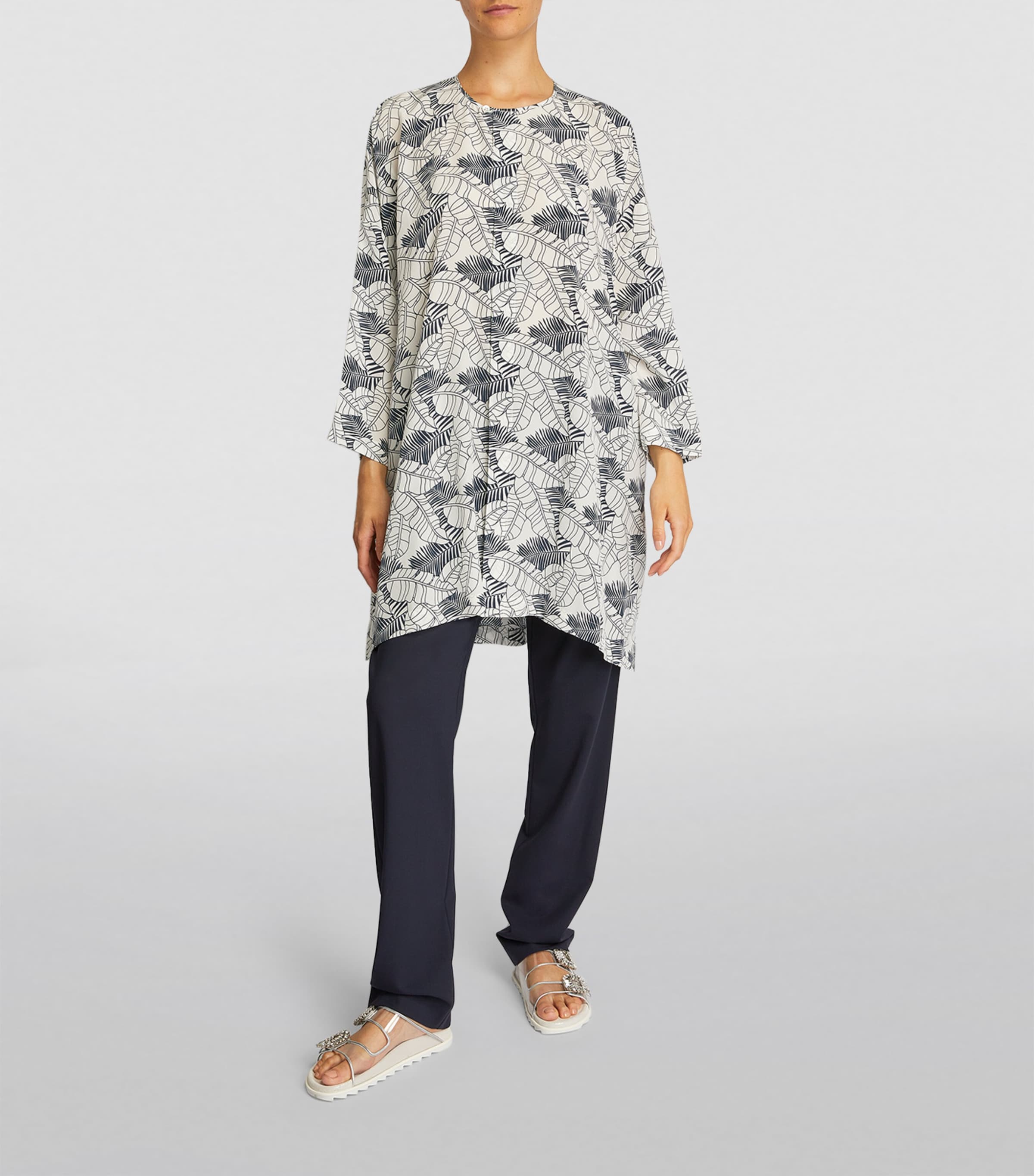 ESKANDAR Eskandar Wool Tapered Trousers
