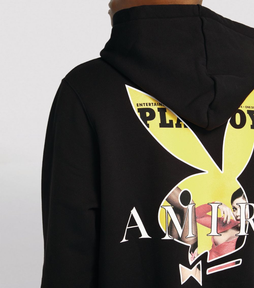 Amiri Playboy Bunny Cover Hoodie - Black | Editorialist