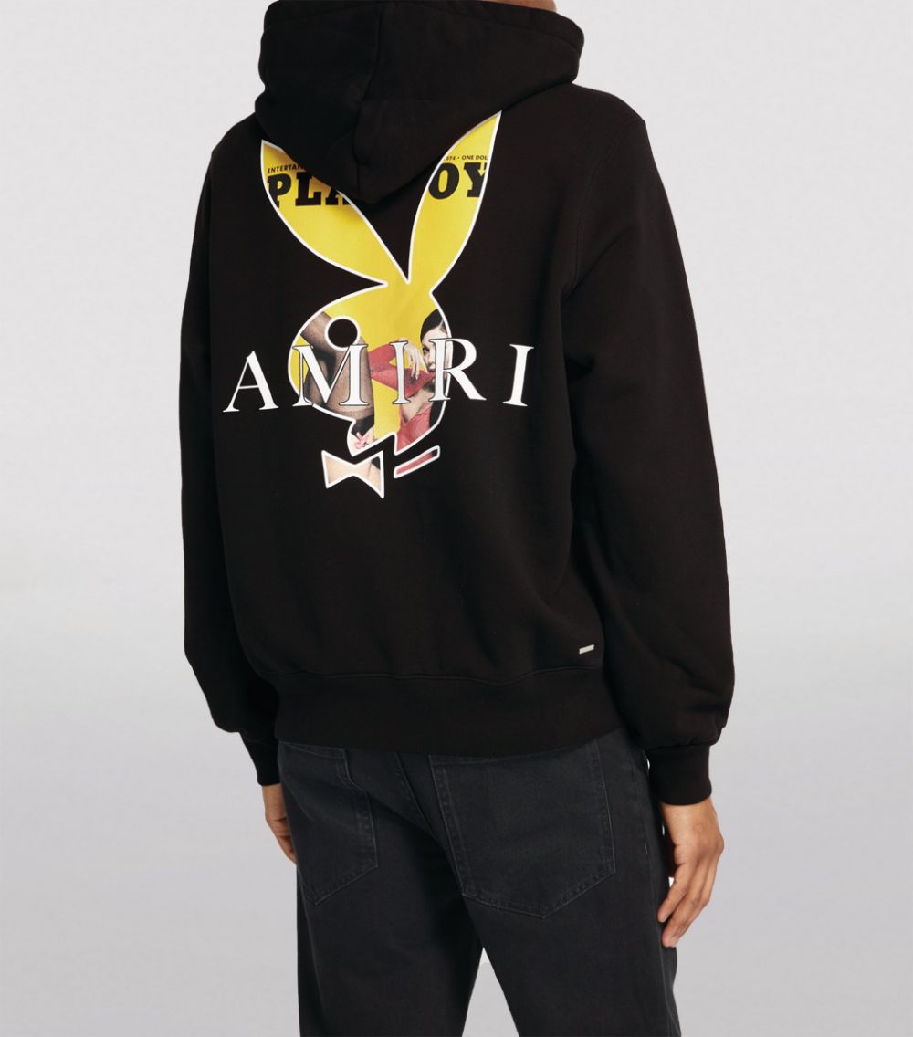 Amiri Playboy Bunny Cover Hoodie - Black | Editorialist