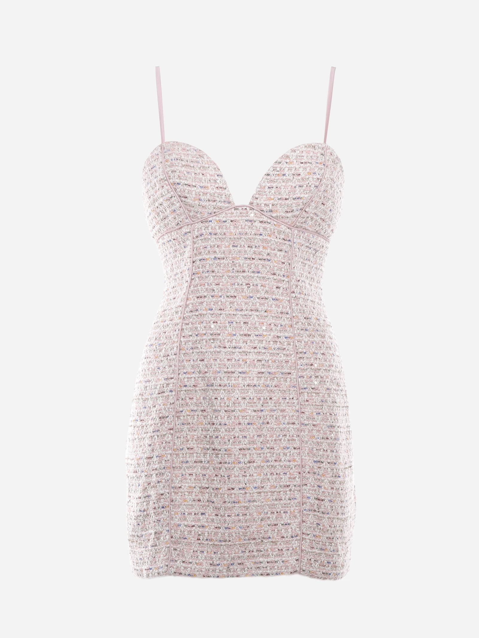 for love and lemons pink sequin dress For Love & Lemons Sophia sequin mini dress with ruffles in pink