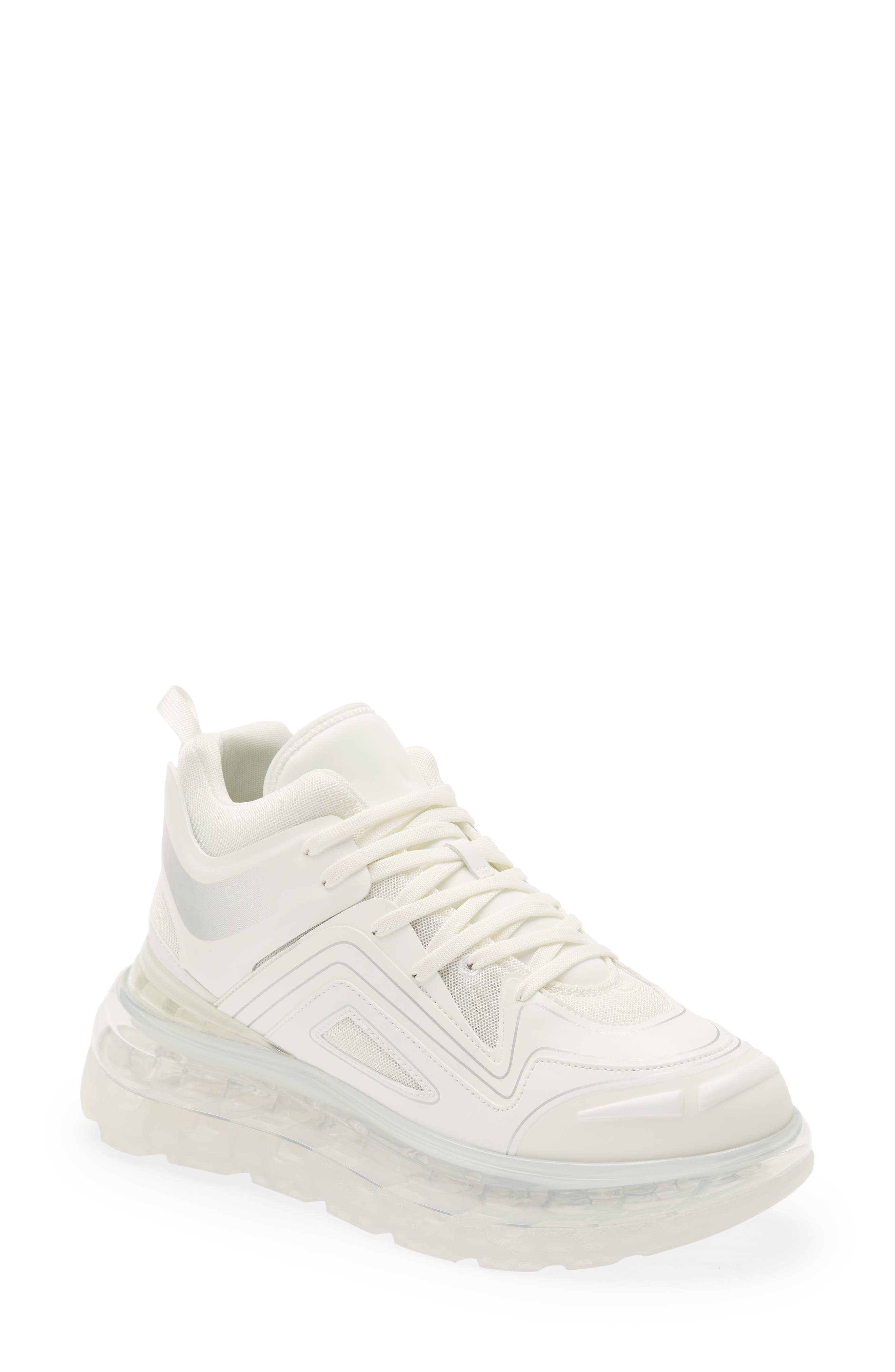 SHOES53045 BUMP AIR ホワイト Shoes 53045 Bump'Air Platform Sneaker In Blue - 78% Off | Editorialist