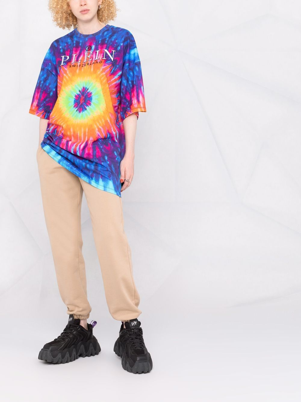 PHILIPP PLEIN Philipp Plein Tie-Dye T-Shirt Dress