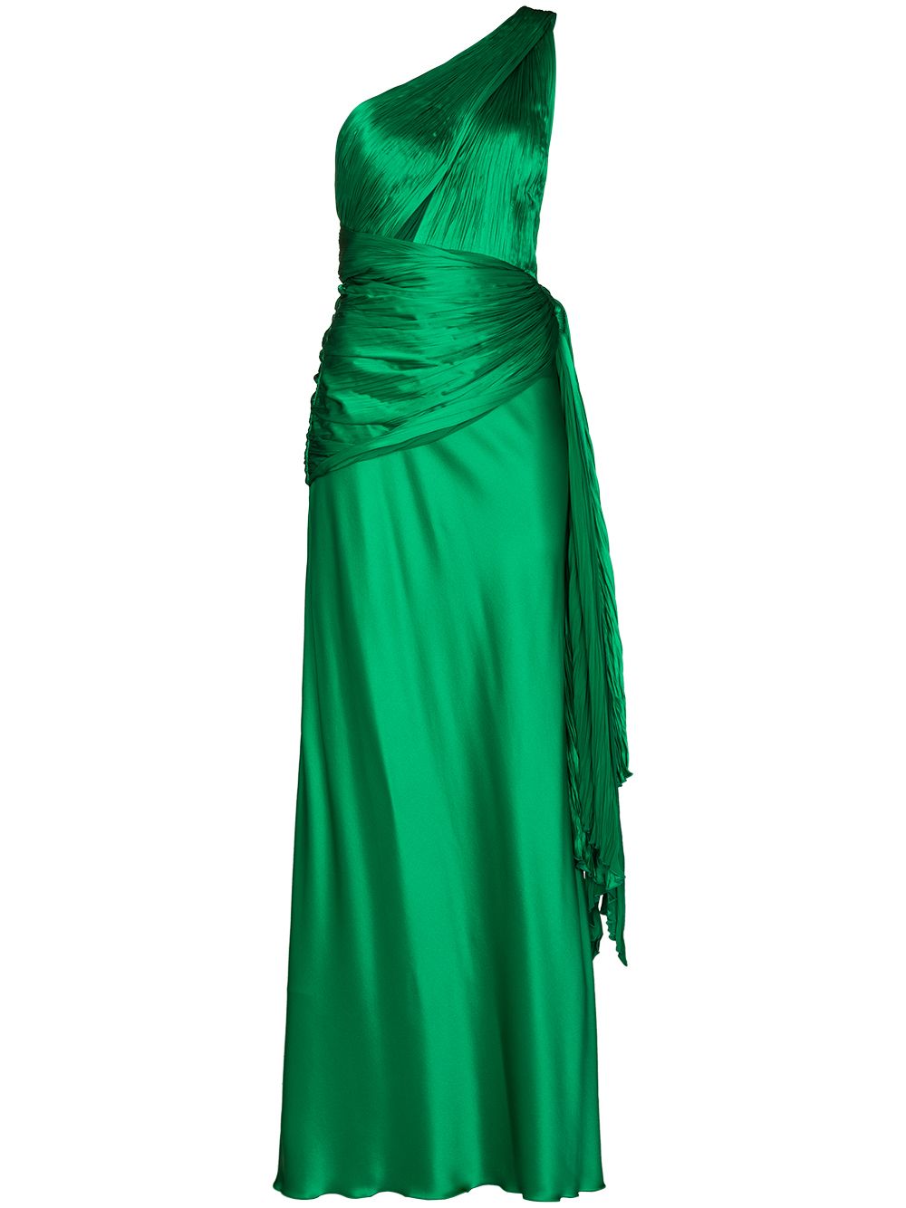 Maria Lucia Hohan Irma One-Shoulder Gown - Green | Editorialist Maria Lucia Hohan Irma One-Shoulder Gown - Green | Editorialist