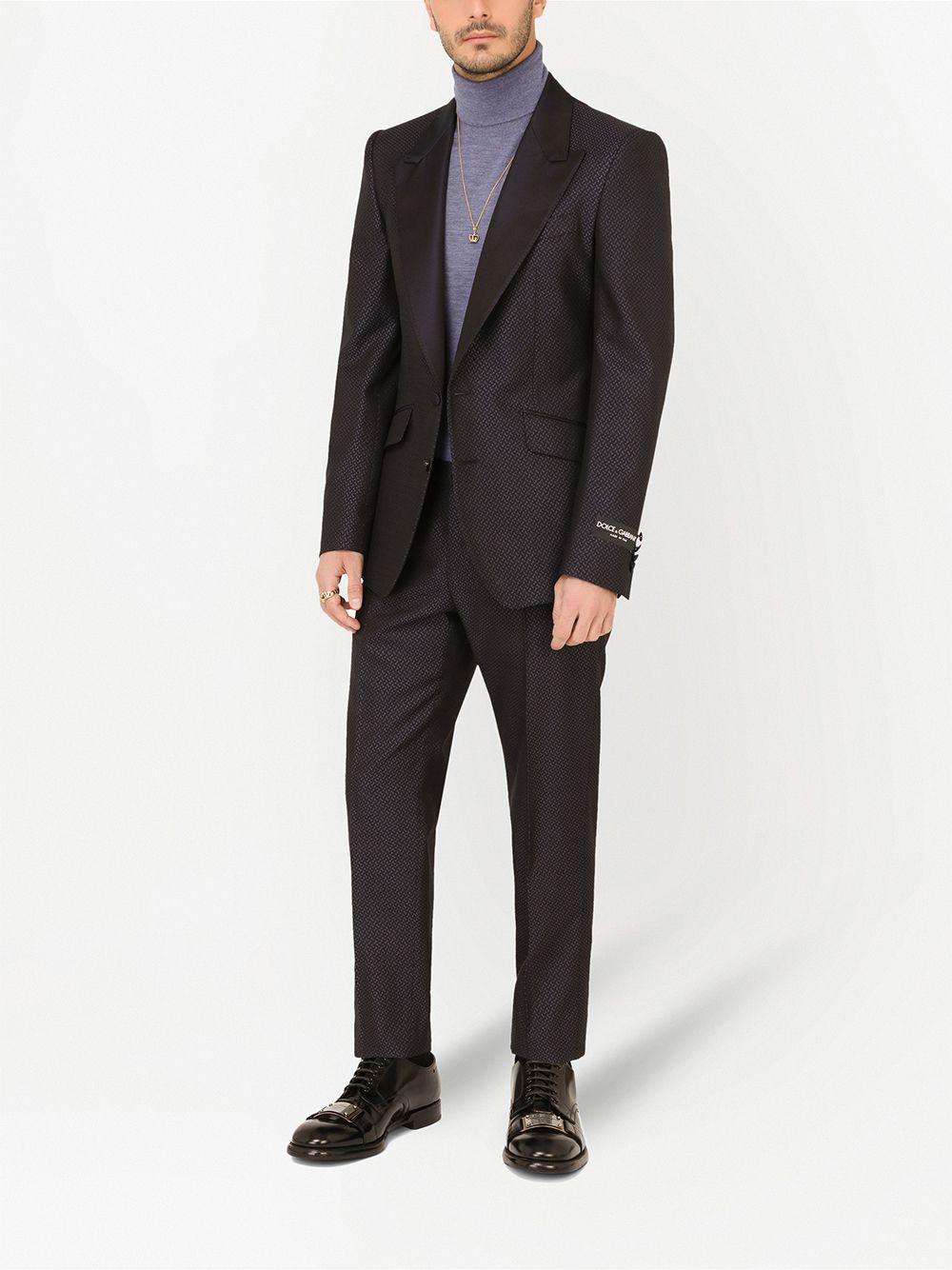 DOLCE & GABBANA Dolce & Gabbana Jacquard Tailored Trousers