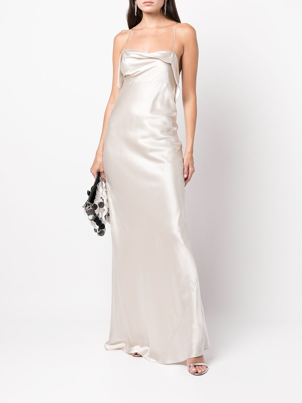 MICHELLE MASON Michelle Mason Silk Gown