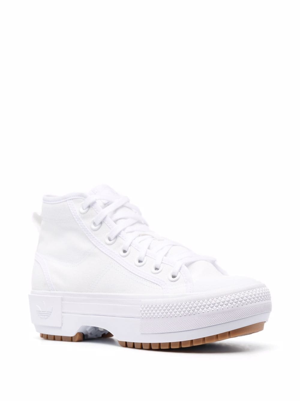 adidas gazelle silver green womens Women's adidas Nizza Trek Shoes White GZ8858 main image 0
