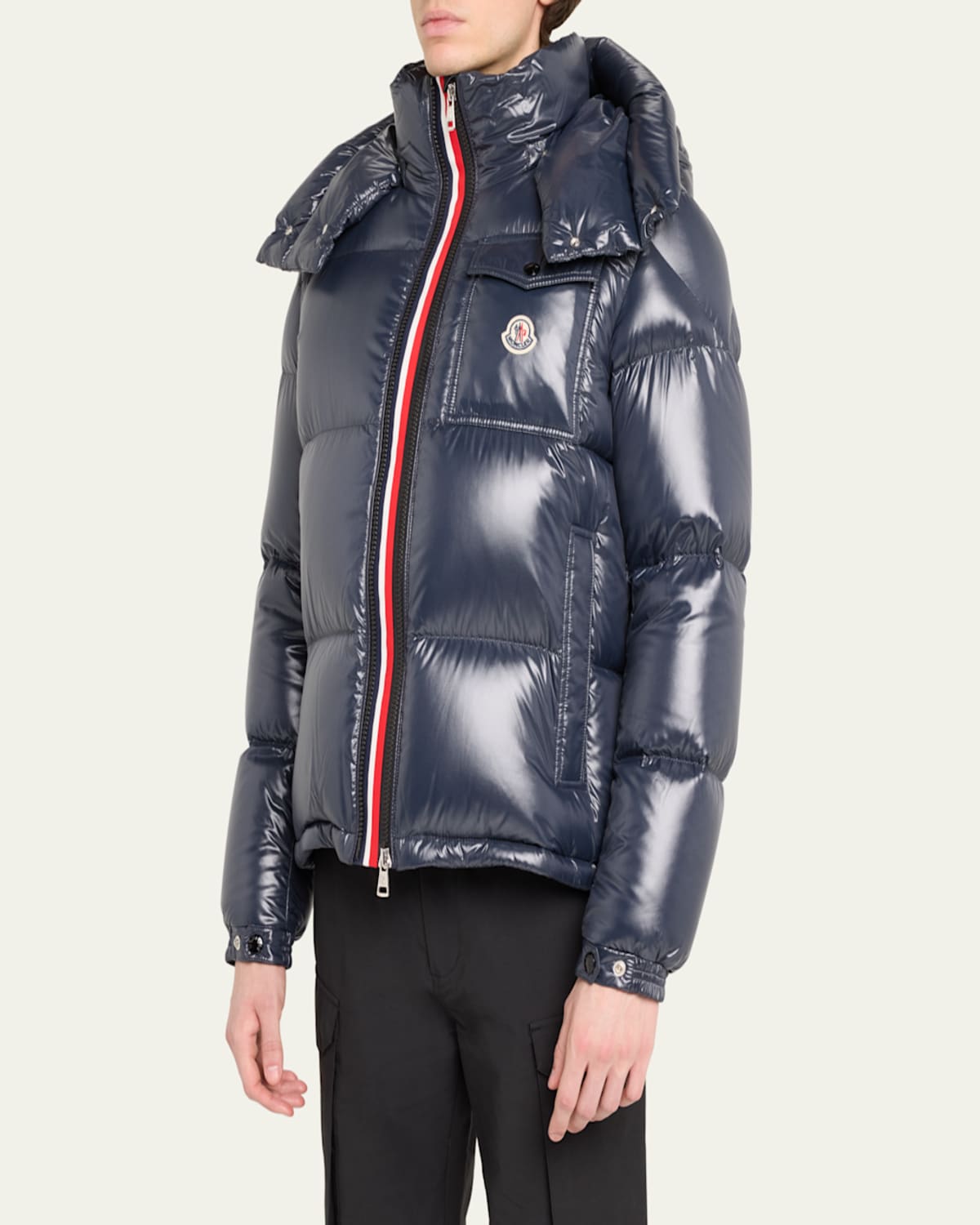 Herren Schwarz Winter Jacke Herren Moncler Moncler Montbeliard 