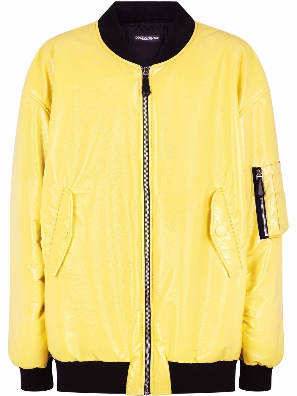 DOLCE & GABBANA Dolce & Gabbana zip-through bomber jacket