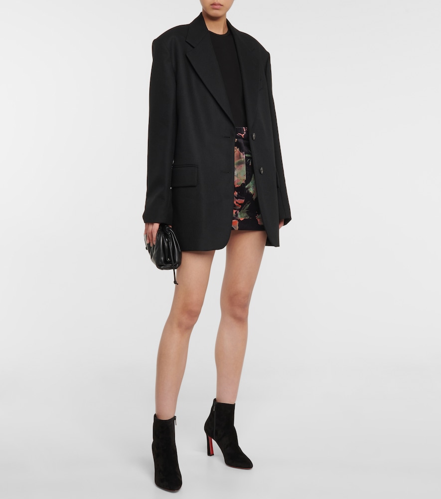 CHRISTIAN LOUBOUTIN Christian Louboutin Eleonor 85 Suede Ankle Boots