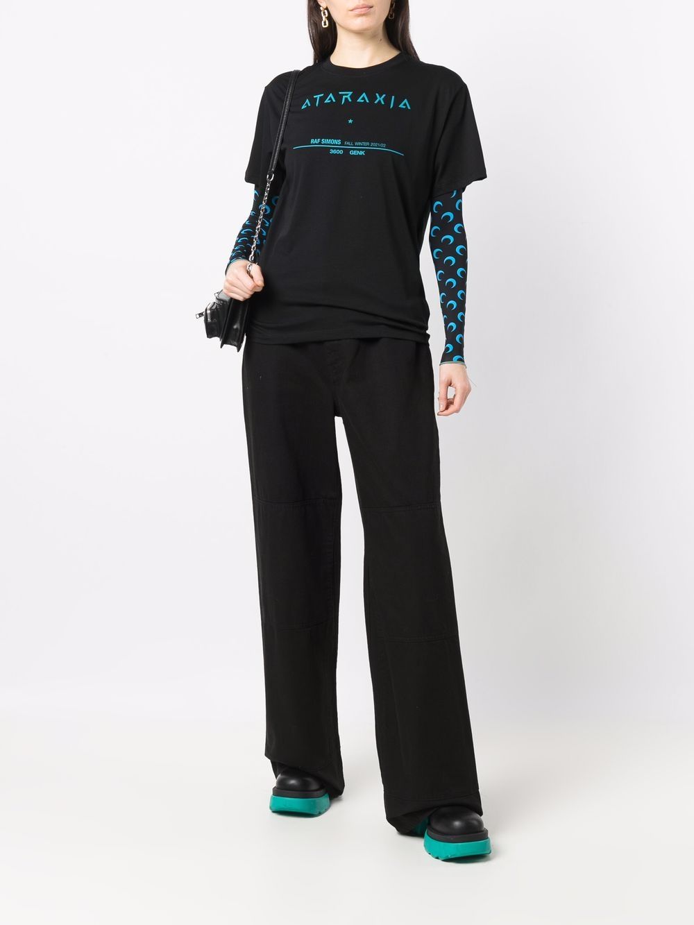 RAF SIMONS Logo-Print Short-Sleeved T-Shirt