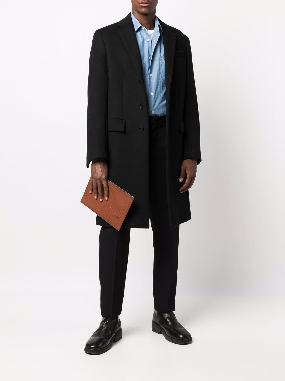 ASPESI denim button-down shirt