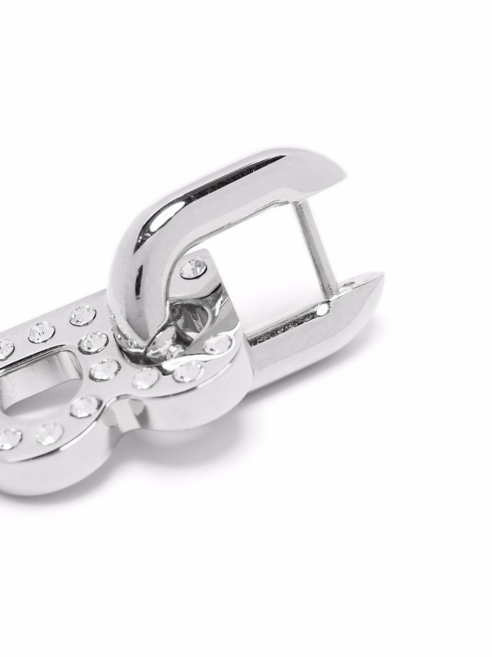 Balenciaga B Chain Xs Earrings In Silver - 10% Off | Editorialist