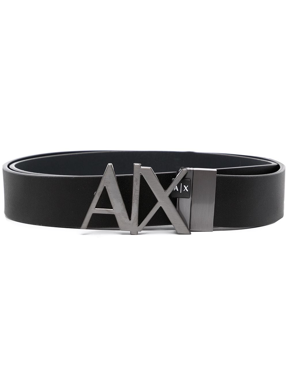 Armani Exchange Leather Belt In Black - 15% Off | Editorialist