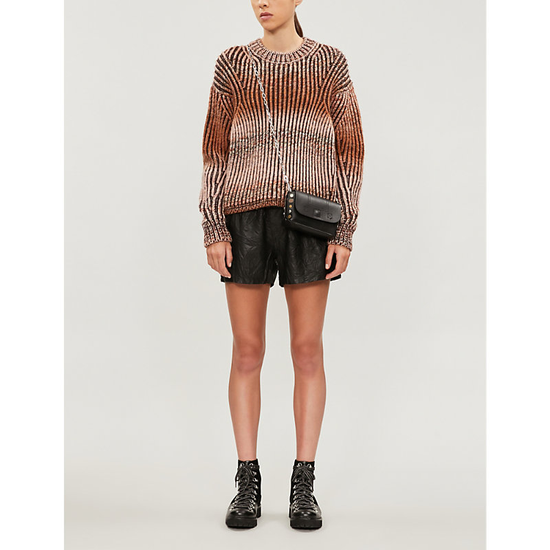 ZADIG&VOLTAIRE Textured Leather Shorts