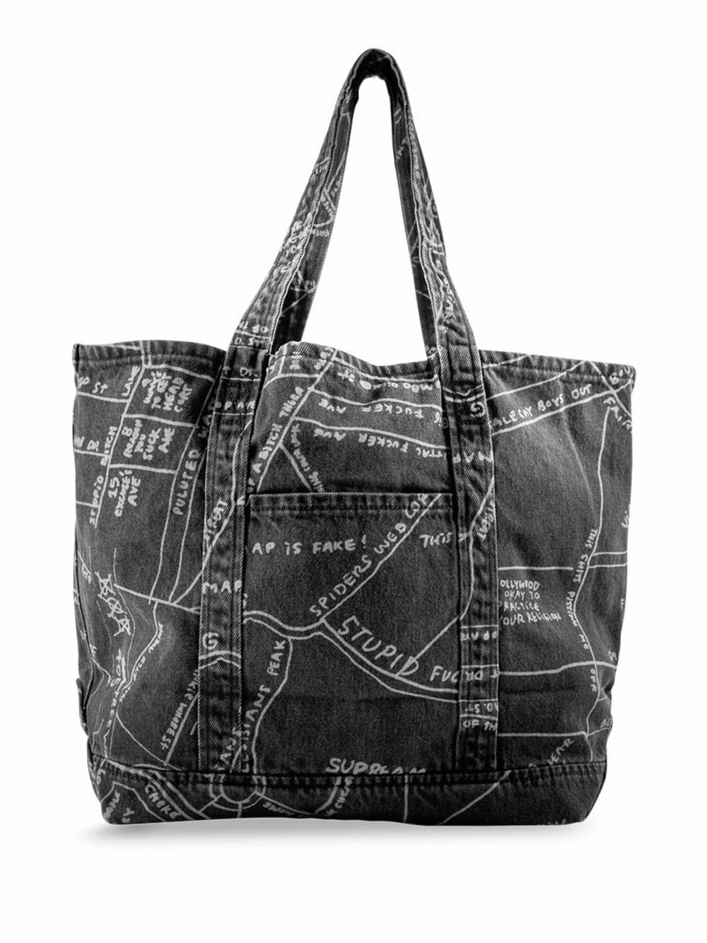 supreme Gonz Map Denim Tote デニム トート