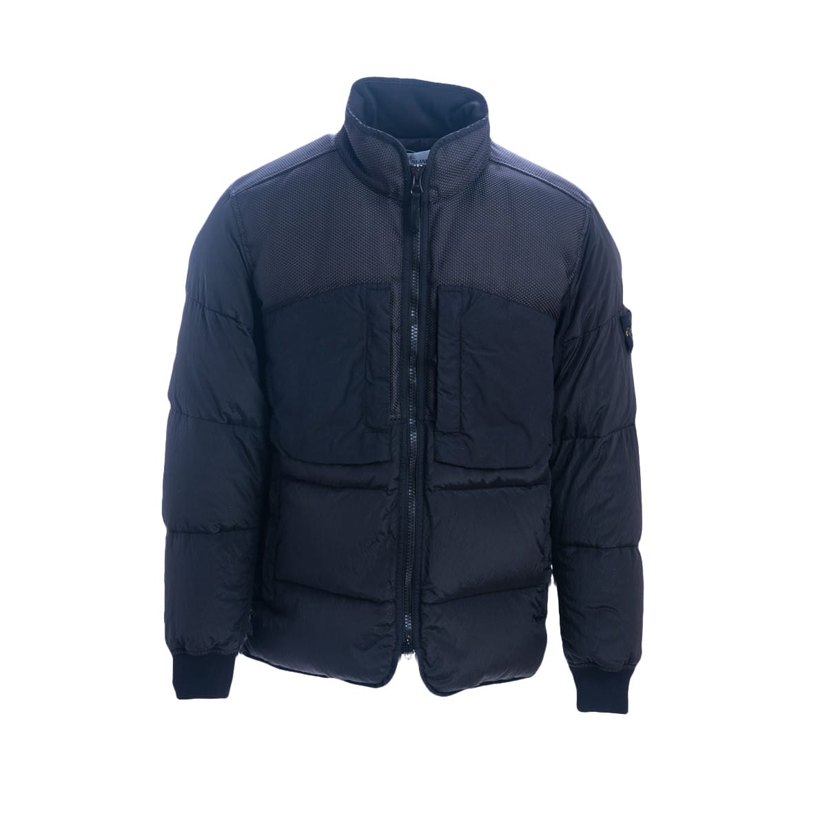 Stone Island Down Jacket Modified Panama 6/3 Ht Nylon Mix Fabrics 