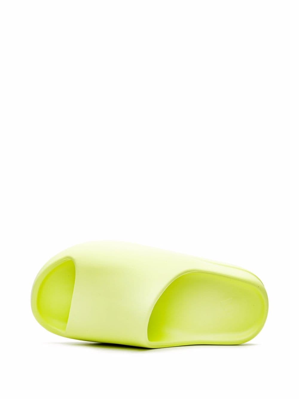 adidas gazelle silver green womens ADIDAS YEEZY SLIDES 'GLOW GREEN'  Locker SF