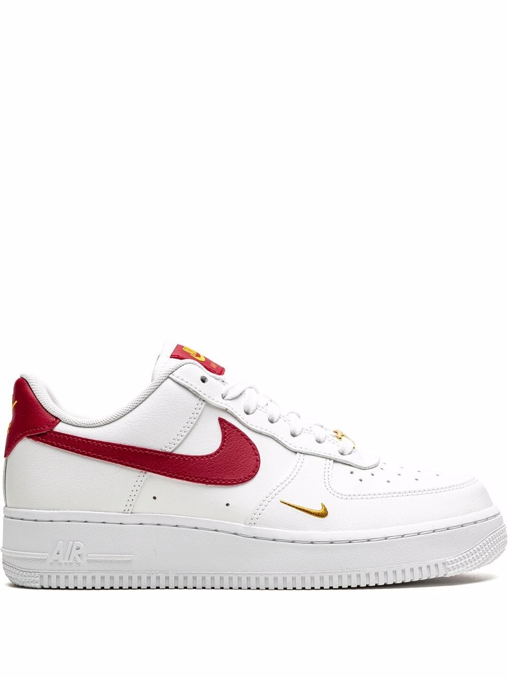 air forces with red nike sign