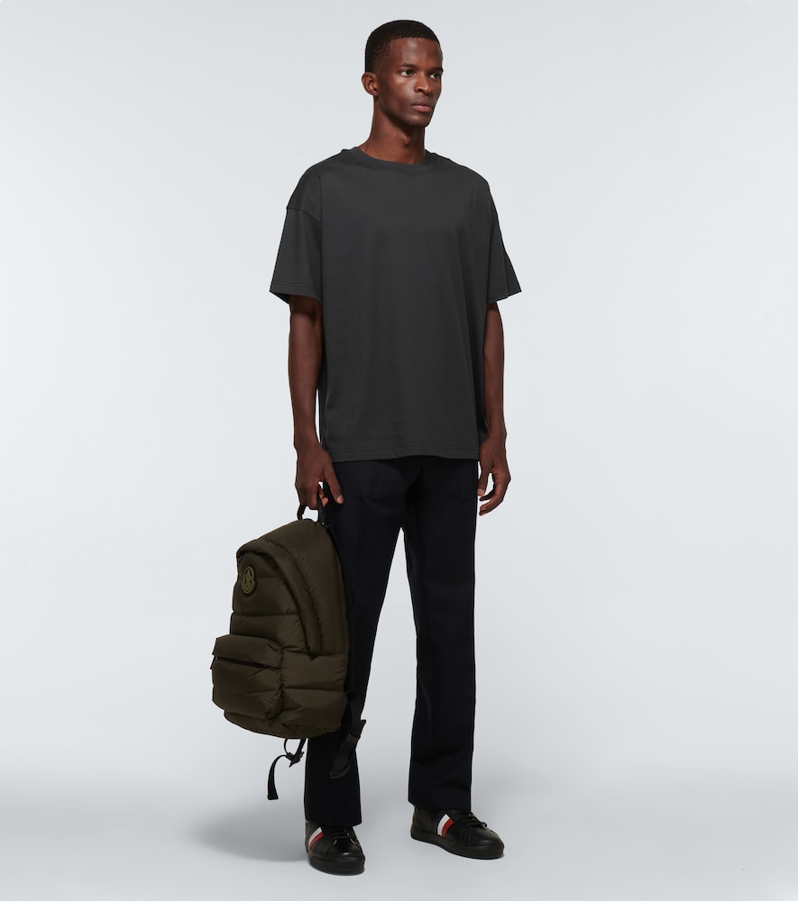 Moncler 4 Hyke Logo Cotton T-Shirt - Black | Editorialist