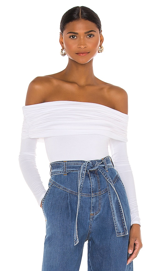 LOVERS AND FRIENDS Lovers and Friends Fatima Bodysuit with Ruched Neckline