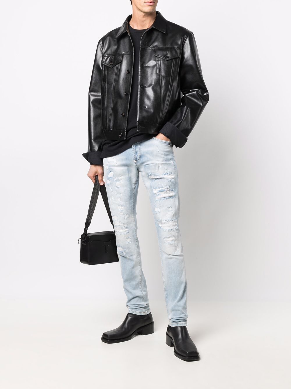 PHILIPP PLEIN Philipp Plein Ripped Skinny Jeans