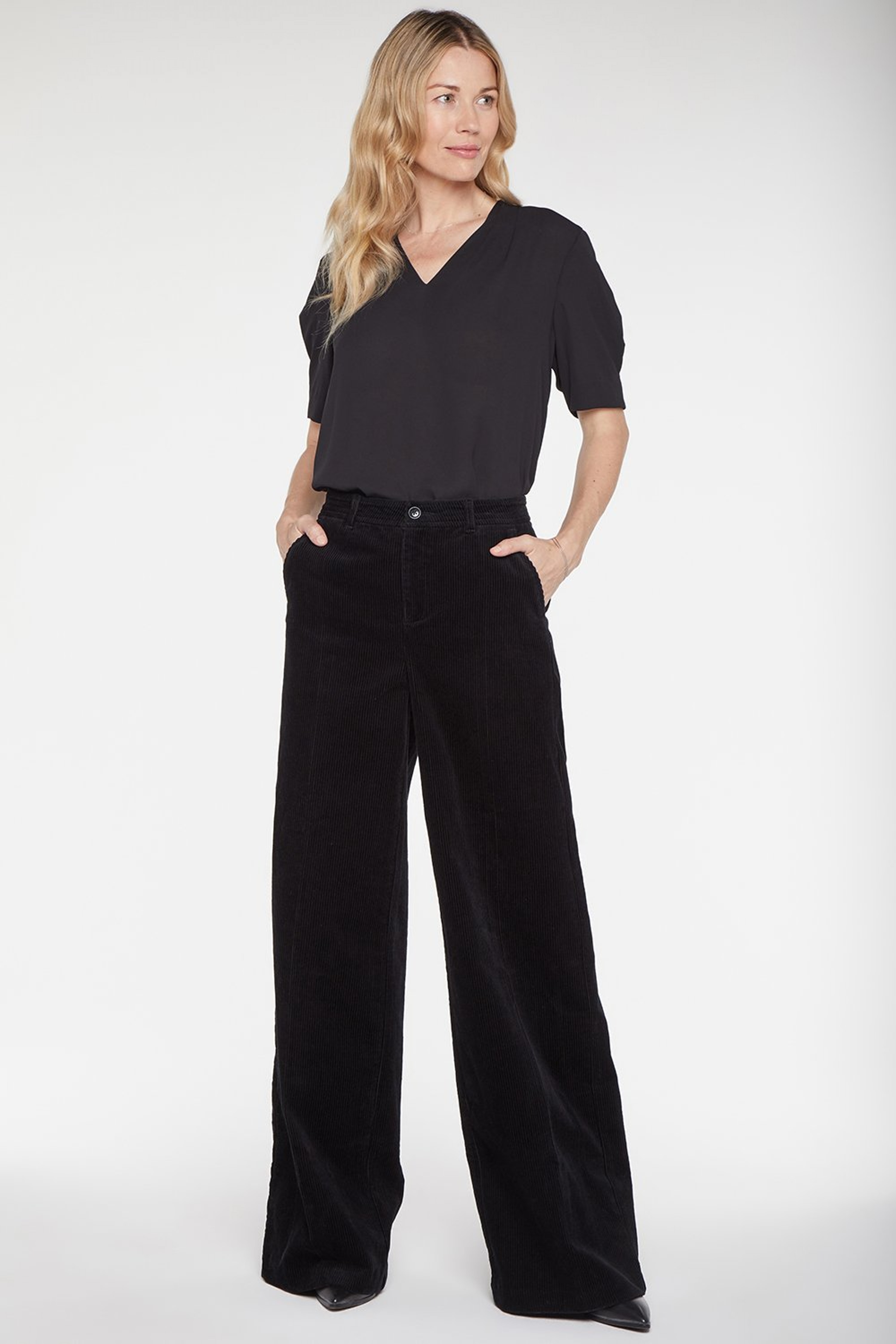 Nydj Whitney Trouser Pants Black Editorialist