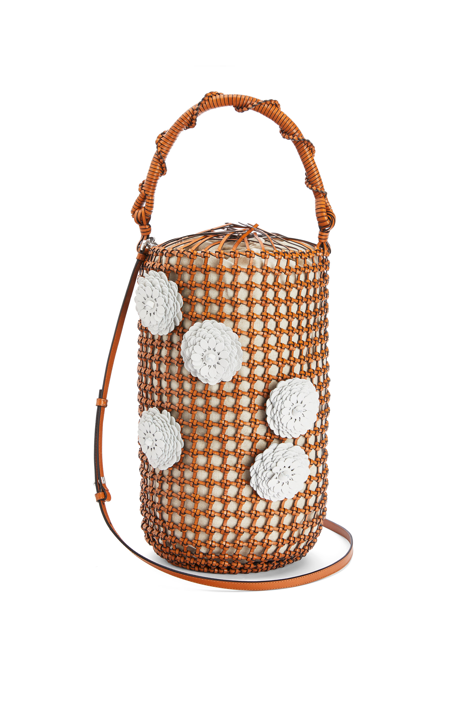 Loewe rust Mesh Backpack with Chestnut Pouch Loewe Backpacks for Women for sale - eBay main image 3