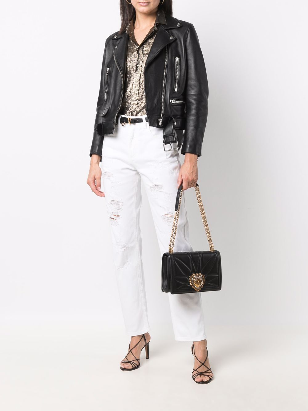 DOLCE & GABBANA Dolce & Gabbana Distressed Boyfriend Jeans